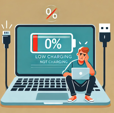 【解決】パソコンの充電が0%から増えない原因と対処法